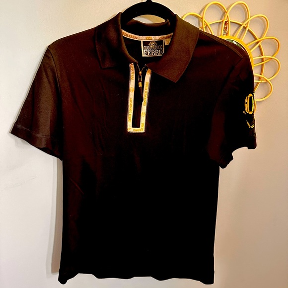 Gianfranco Ferre | Shirts | Gianfarnco Ferre Top With Zipper | Poshmark